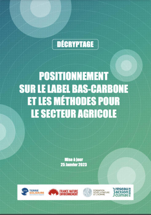 Le Label Bas-Carbone : outil d'optimisation ou de transition ? - Réseau ...